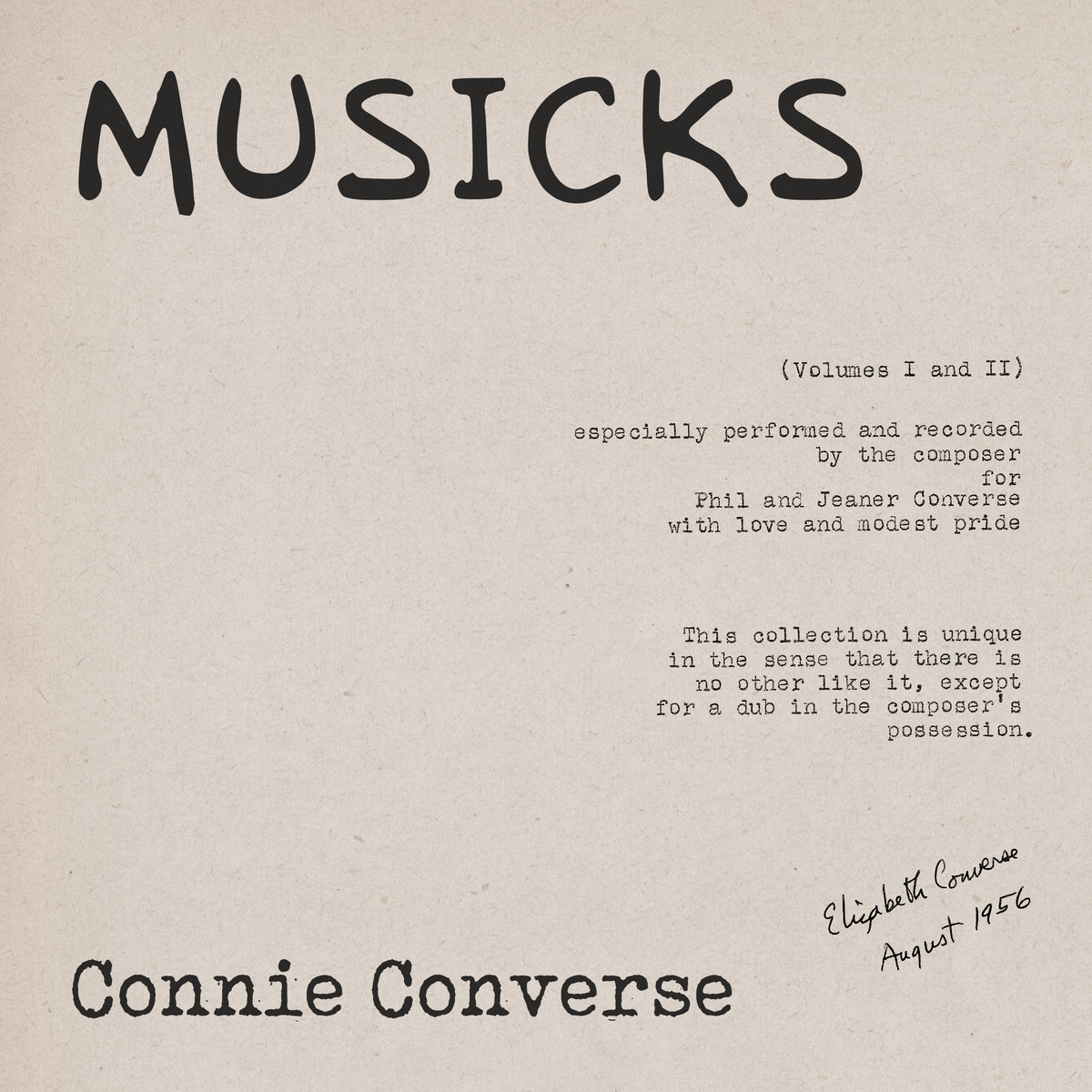 ‘Musicks’ By Connie Converse: The Lost Singer-Songwriter Is Found Again ...